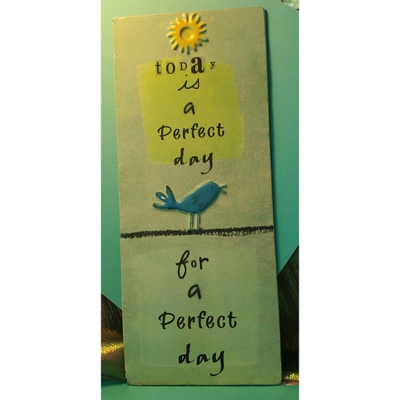 Hobby Lobby | Accents | Its A Perfect Day Wall Plaque | Poshmark